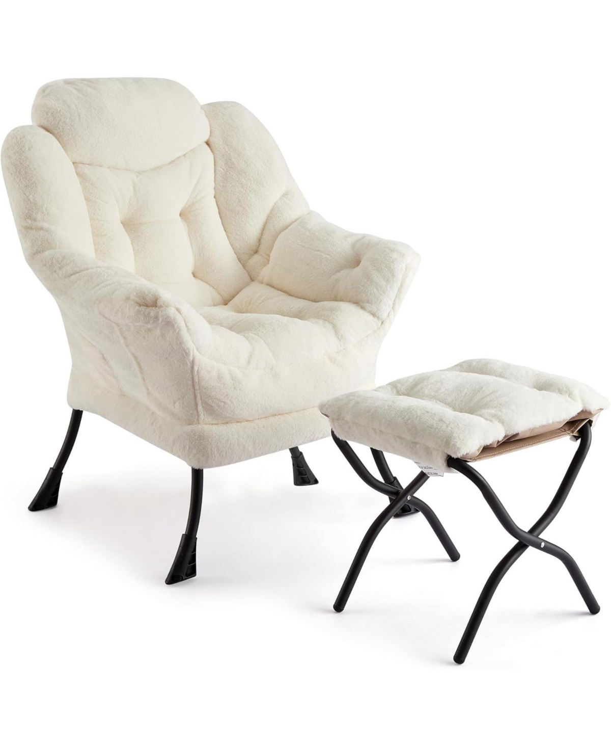 Click here for gaomon Lazy Chair with Ottoman  Large Lounge Accen... prices