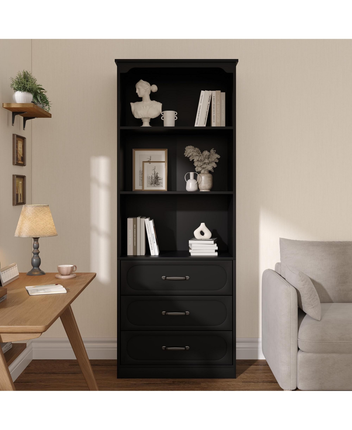 Click here for gaomon 70 inch Tall Bookshelf with Drawers  Bookca... prices
