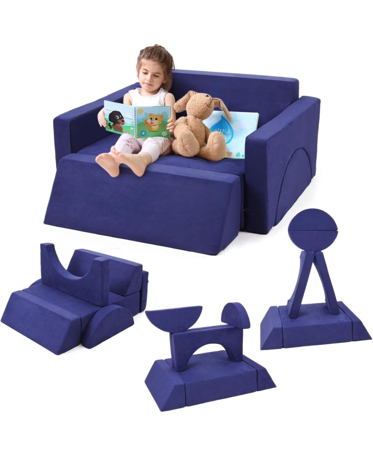 Click here for gaomon 7 Pieces Modular Kids Play Couch  Multifunc... prices