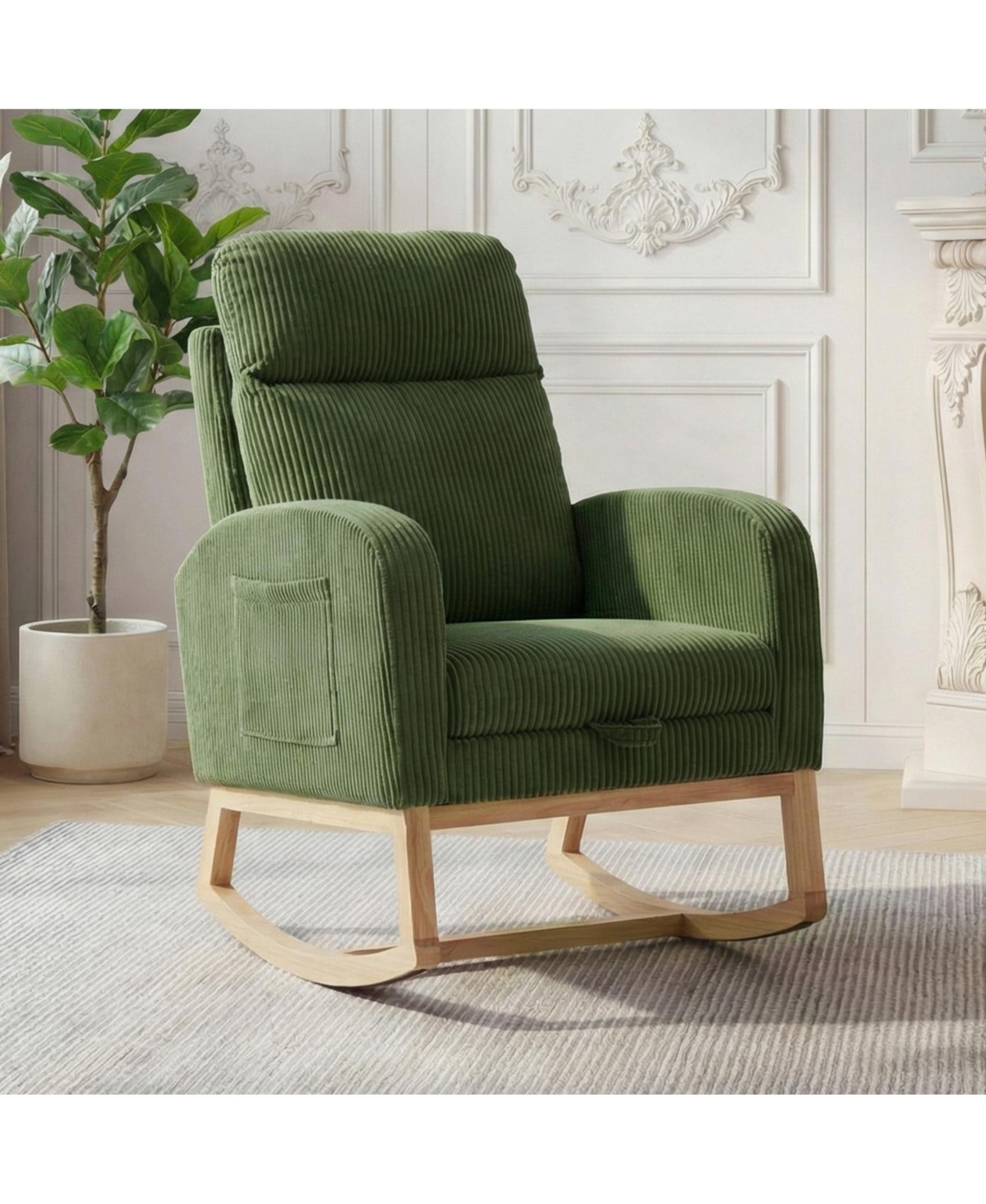 Click here for gaomon Soft Suede Upholstered Lounge Chair for Res... prices