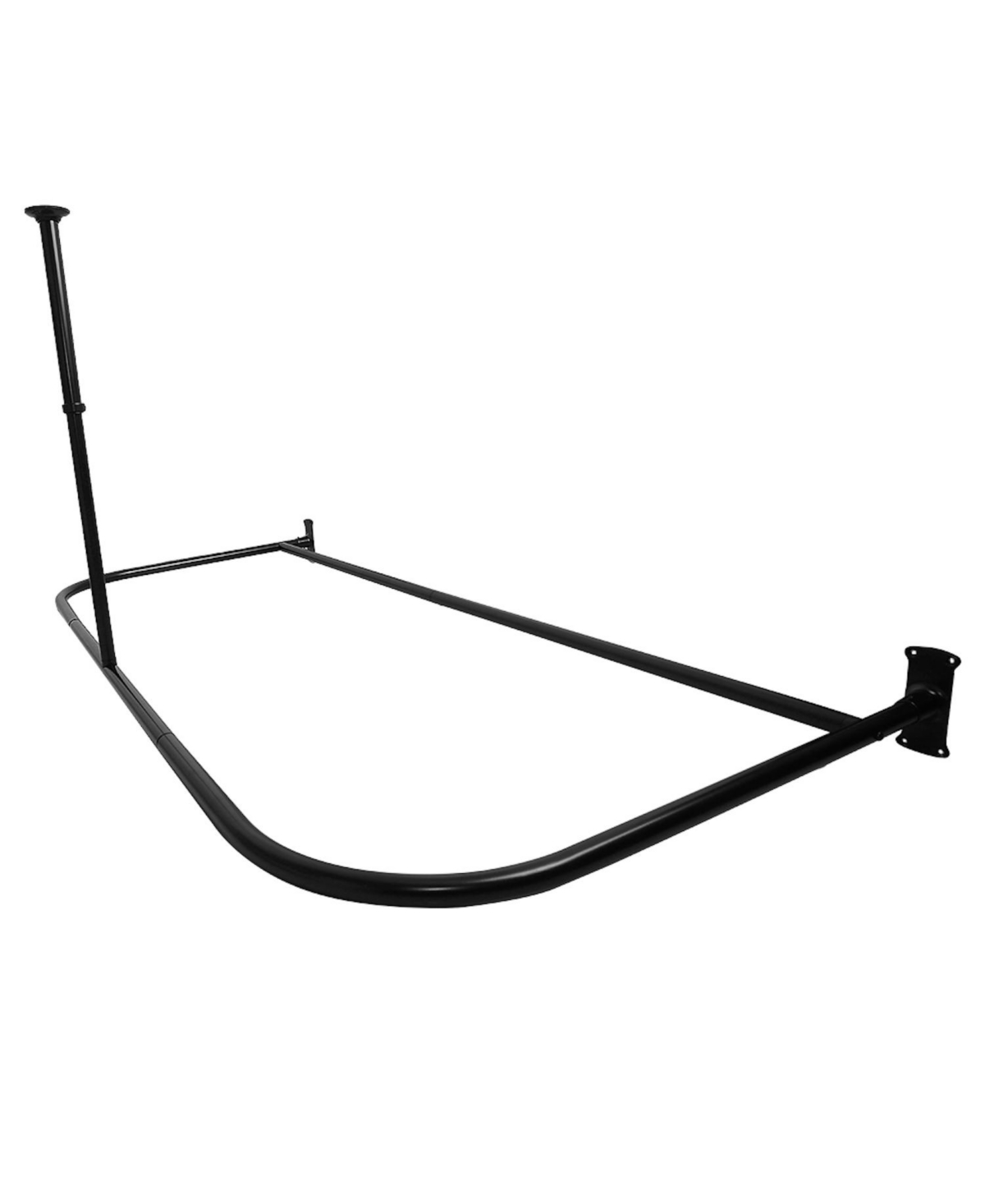 Click here for Utopia Alley D-Shaped Shower Rod with Ceiling Supp... prices