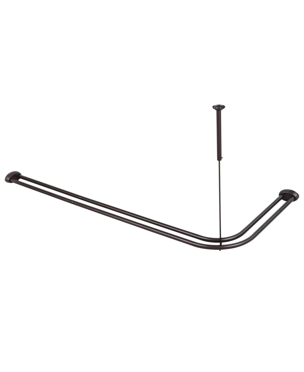 Click here for Utopia Alley Aluminum Double L Shaped Shower Rod 7... prices
