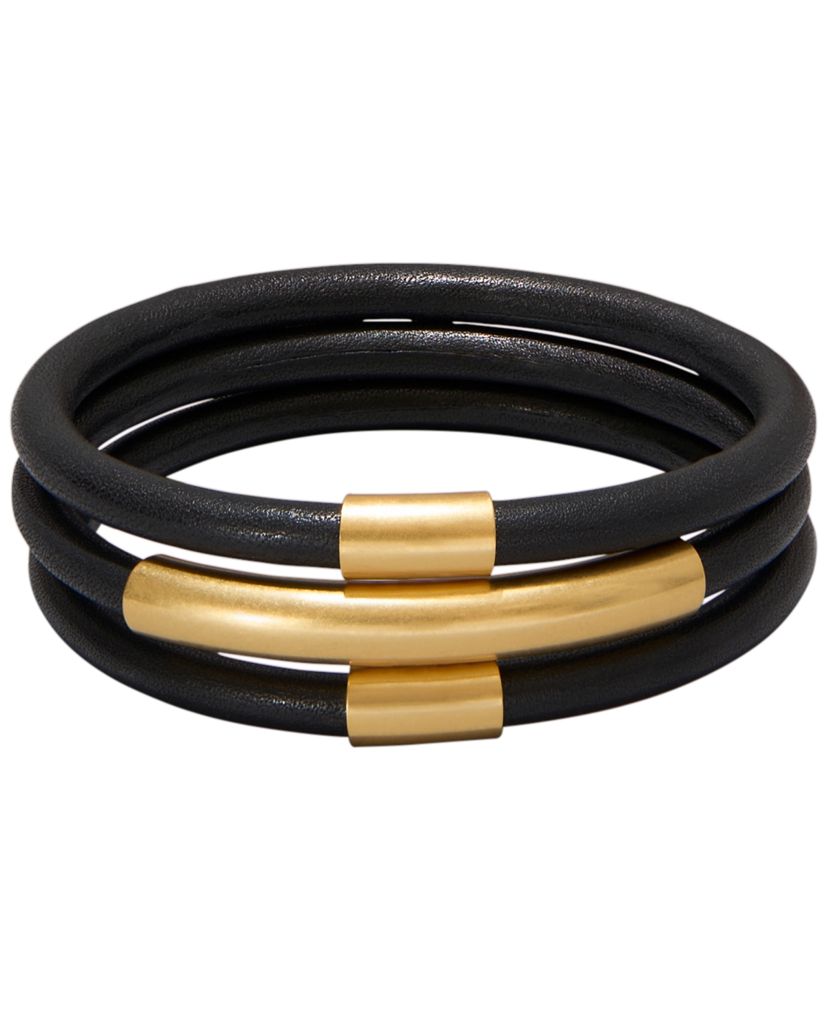 Click here for Donna Karan New York 3-Piece Black Leather Gold-To... prices