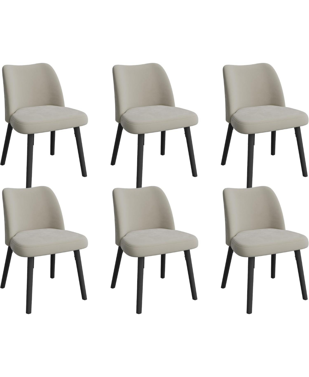 Click here for gaomon Dining Chairs Set of 6  Upholstered Velvet... prices