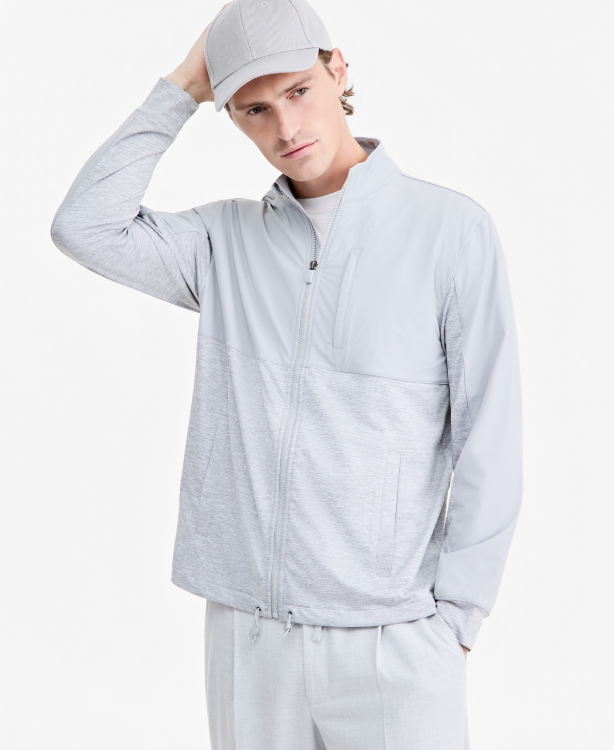 Click here for Alfani Mens Athluxe Mock-Neck Full-Zip Regular-Fit... prices