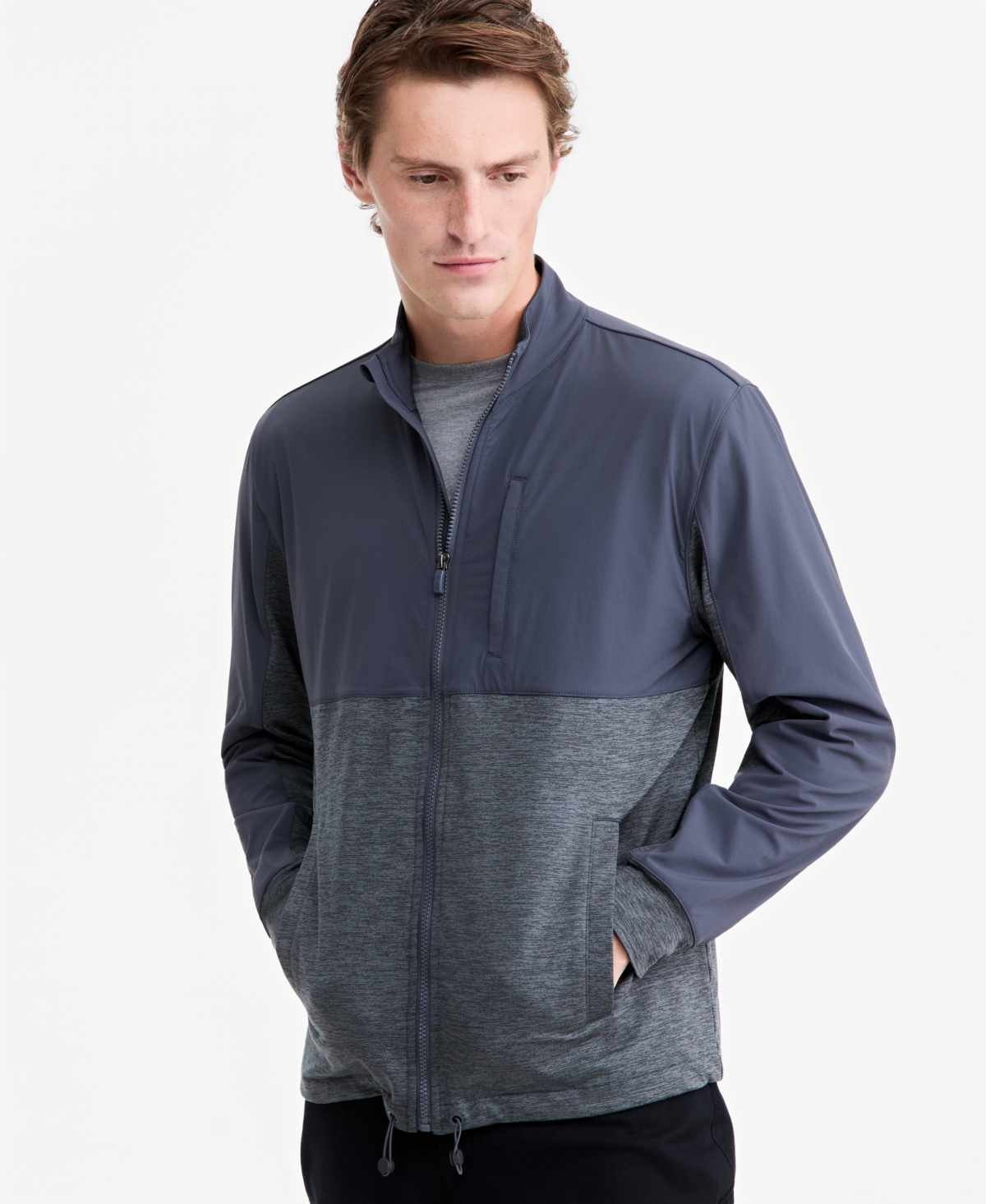 Click here for Alfani Mens Athluxe Mock-Neck Full-Zip Regular-Fit... prices