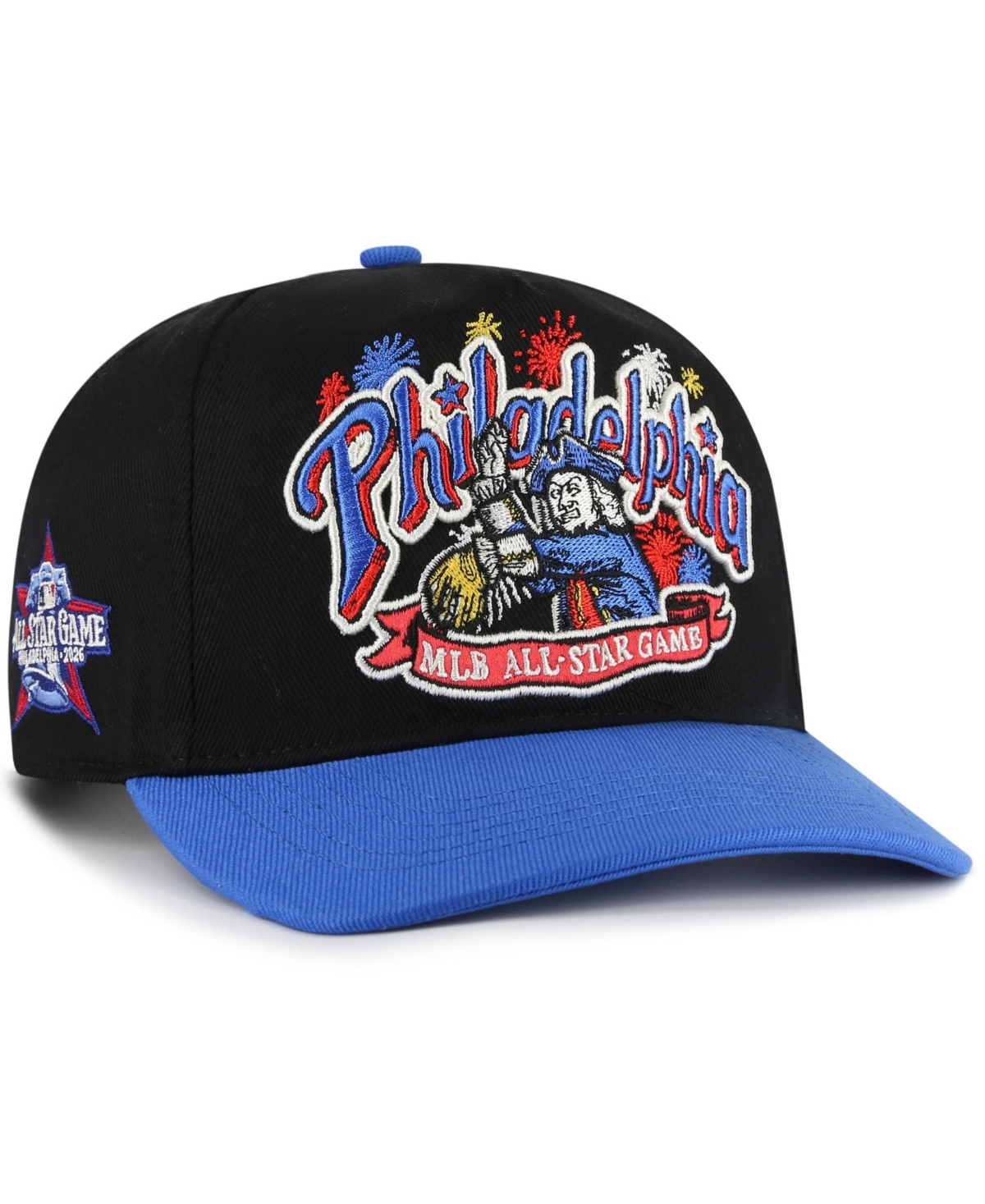 Click here for 47 Brand Mens Black/Blue 2026 Mlb All-Star Game Be... prices
