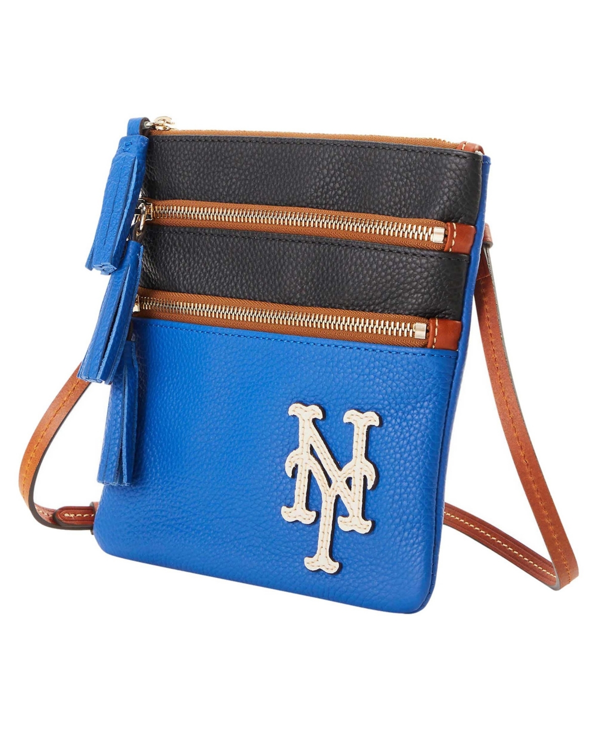 Click here for Dooney & Bourke New York Mets Infield Triple Zip C... prices