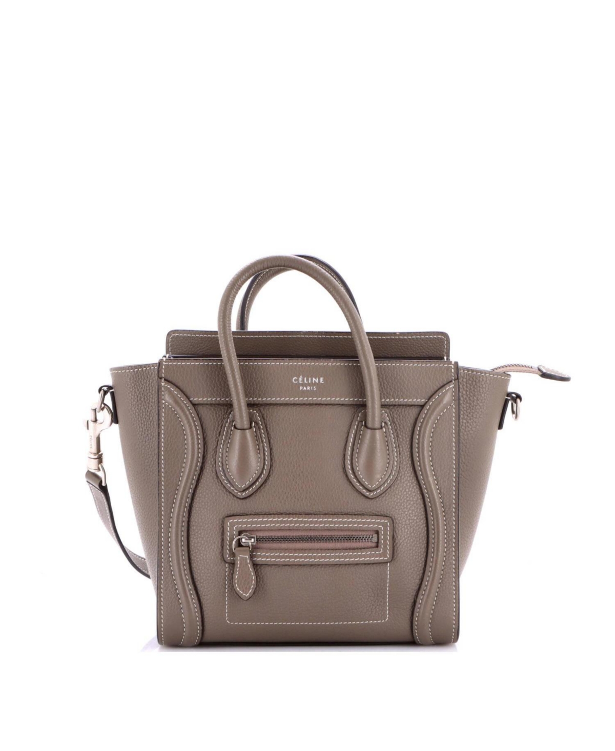 Click here for Pre-Owned Celine Nano Luggage Bag Grainy Leather -... prices