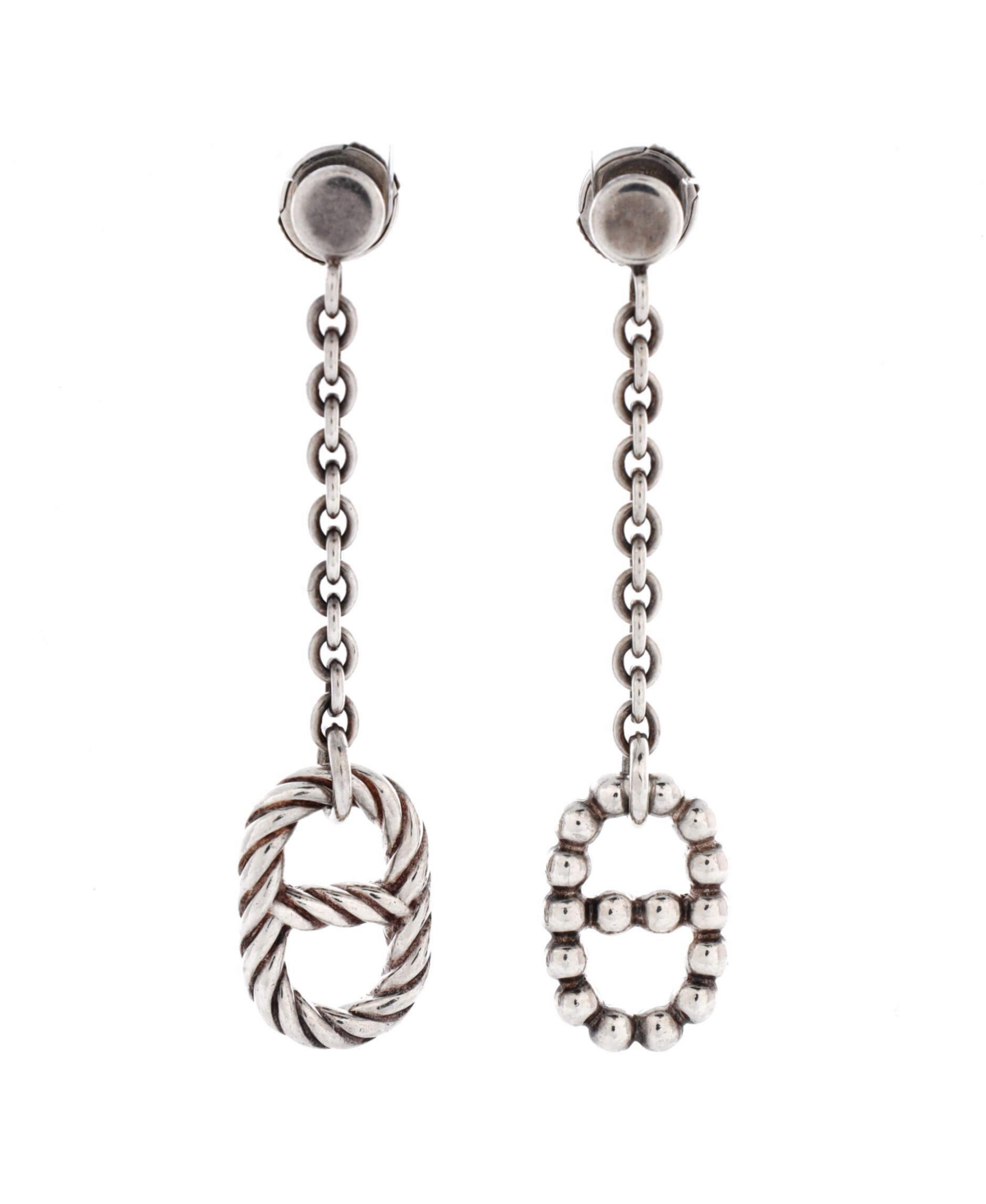Click here for Pre-Owned Hermes Chaine dAncre Alea Ii Dangle Earr... prices
