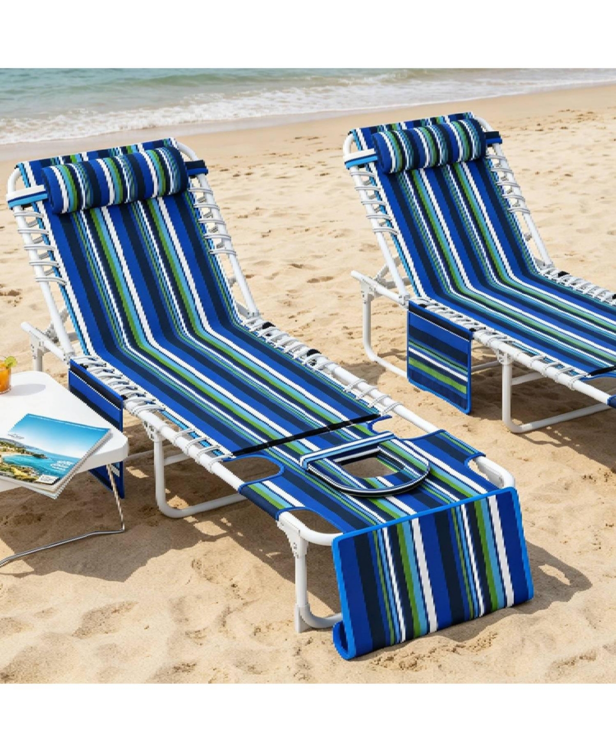 Click here for gaomon 2 Pieces 3-in-1 Outdoor Patio Bench Lounge... prices