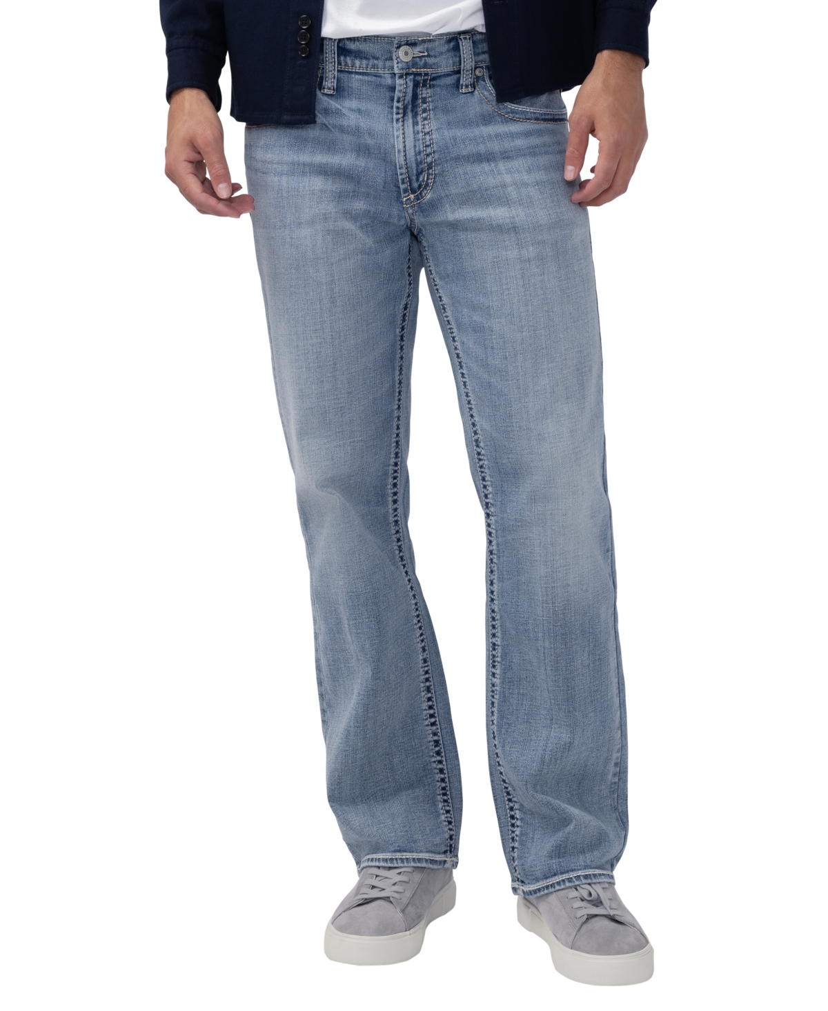 Click here for Silver Jeans Co. Mens Zac Straight-Leg Jeans - For... prices