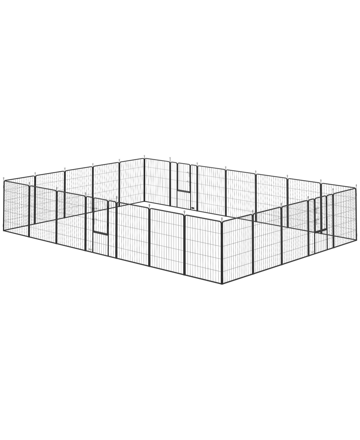 Click here for Ruie 24 Panel Dog Playpen Exercise Fence with Lock... prices