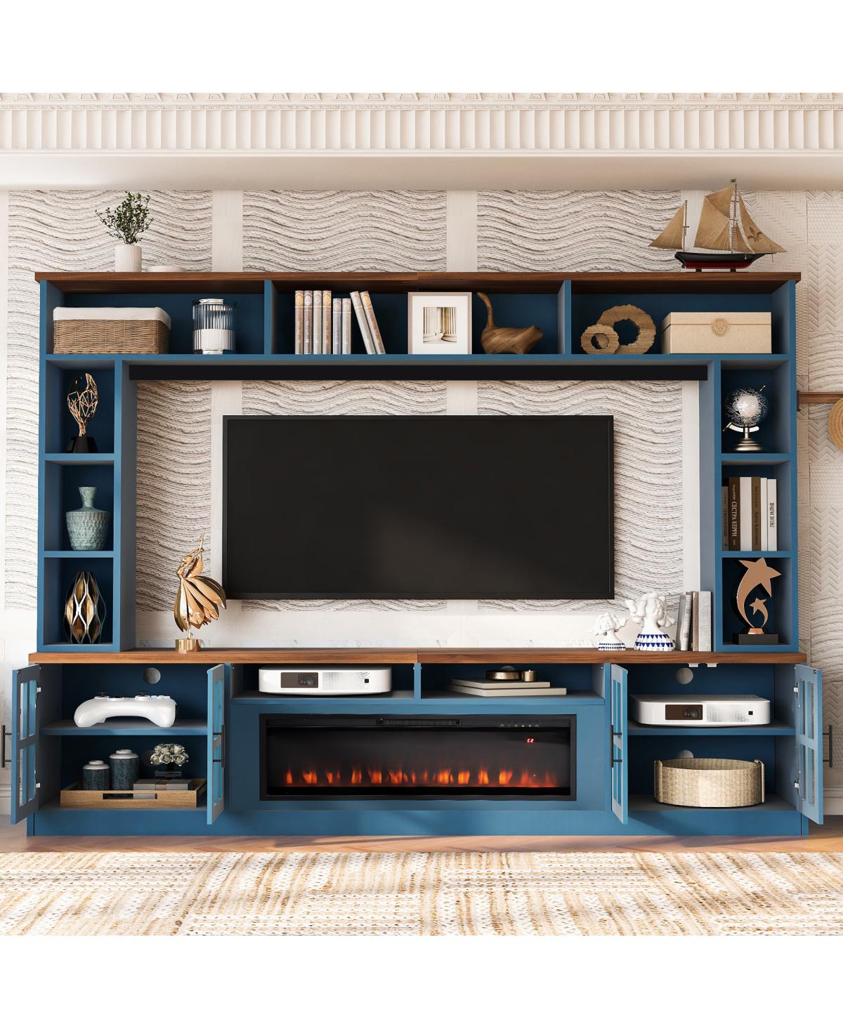 Click here for Streamdale Furniture 95.5 Wall Unit Entertainment... prices