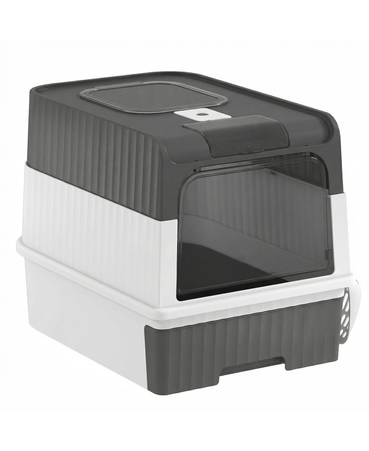 Click here for Ruie Hooded Cat Litter Box with Drawer Front Entry... prices