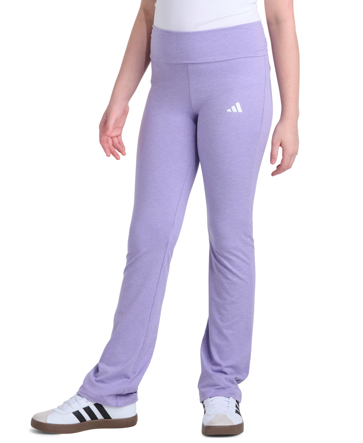 Click here for adidas Girls 7-16 Folded Waistband Kick Flare Pant... prices
