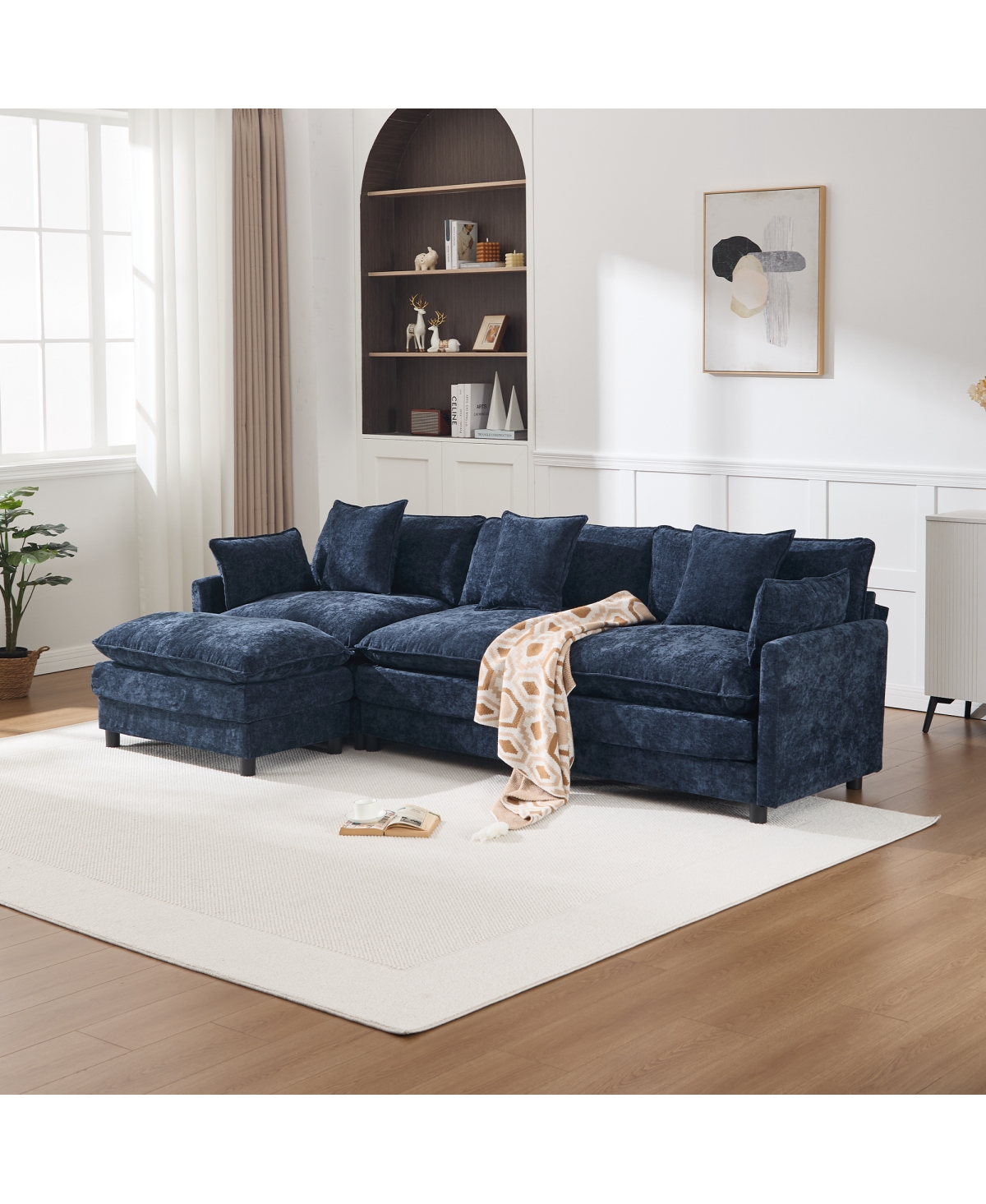 Click here for Streamdale Furniture 108 L-Shaped Modular Cloud Se... prices