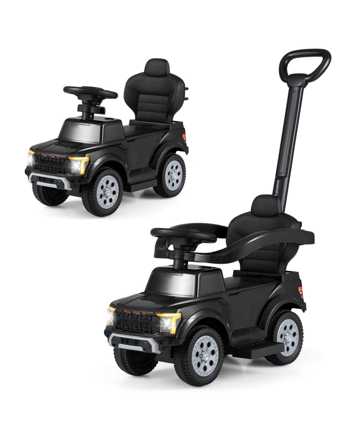 Click here for Slickblue Toddler 3-in-1 Push Car Ride-On with Saf... prices