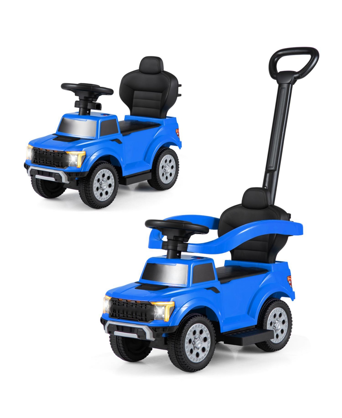 Click here for Slickblue Toddler 3-in-1 Push Car Ride-On with Saf... prices