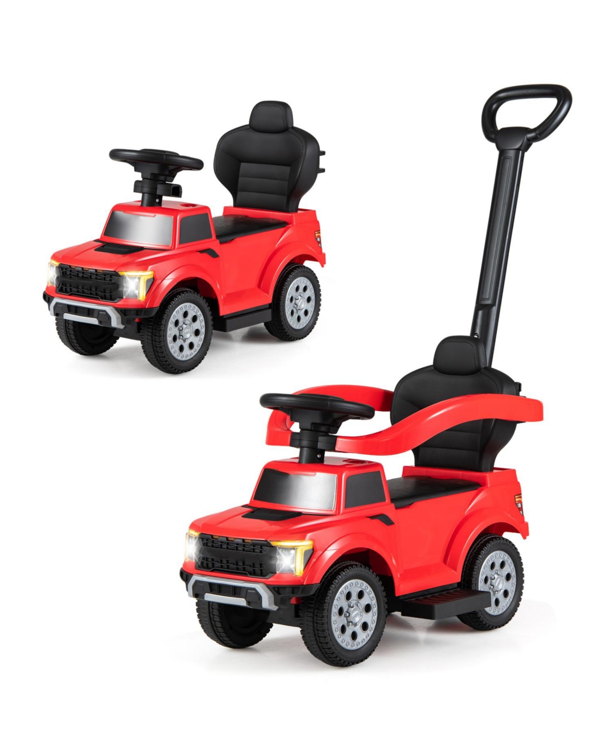 Click here for Slickblue Toddler 3-in-1 Push Car Ride-On with Saf... prices