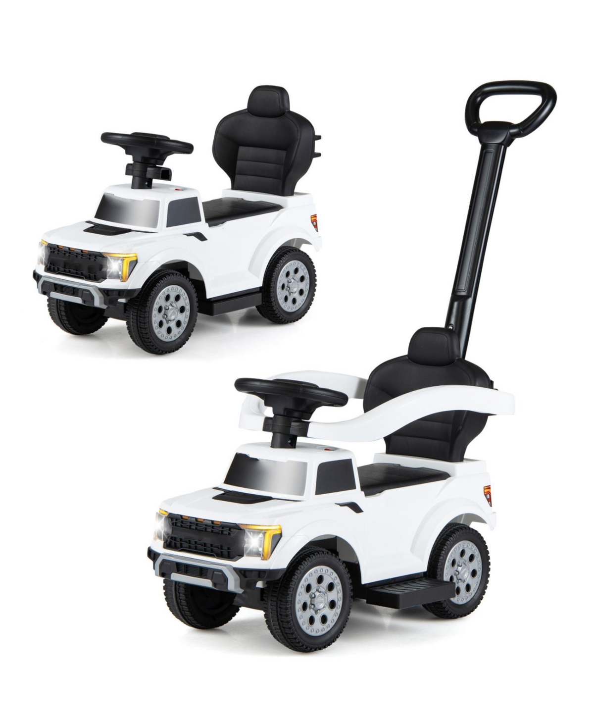 Click here for Slickblue Toddler 3-in-1 Push Car Ride-On with Saf... prices