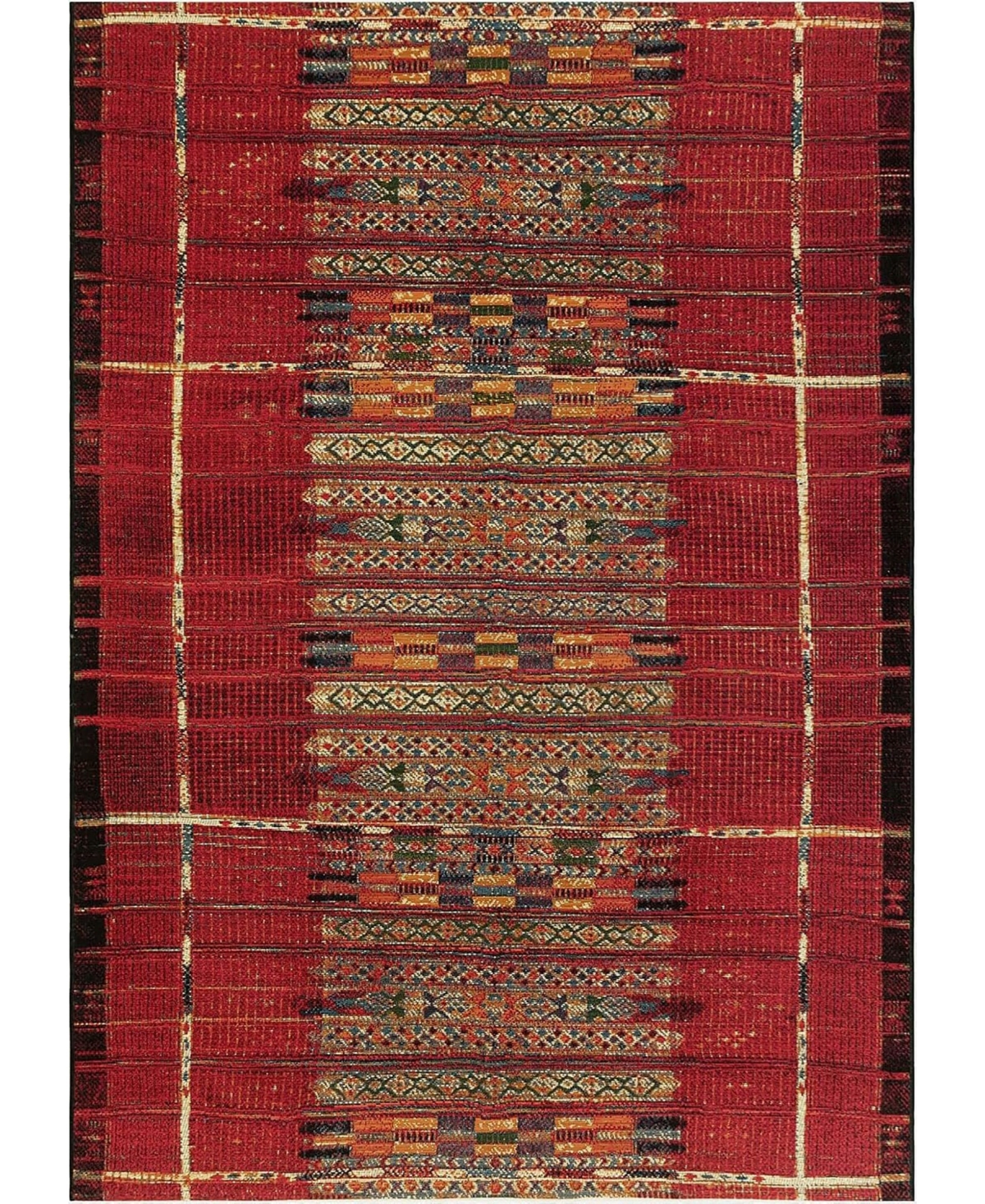 Click here for Liora Manne Marina Tribal Stripe 66 x 94 Outdoor A... prices