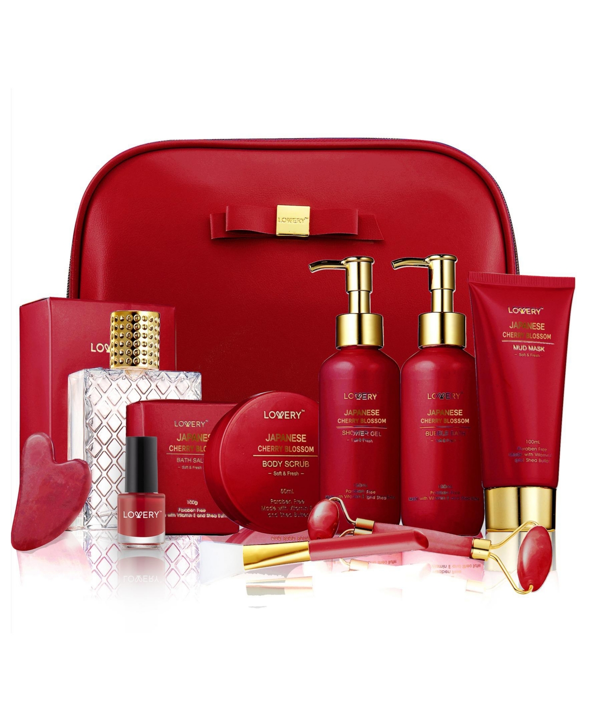 Click here for Lovery 11-Piece Luxury Japanese Cherry Blossom Bod... prices