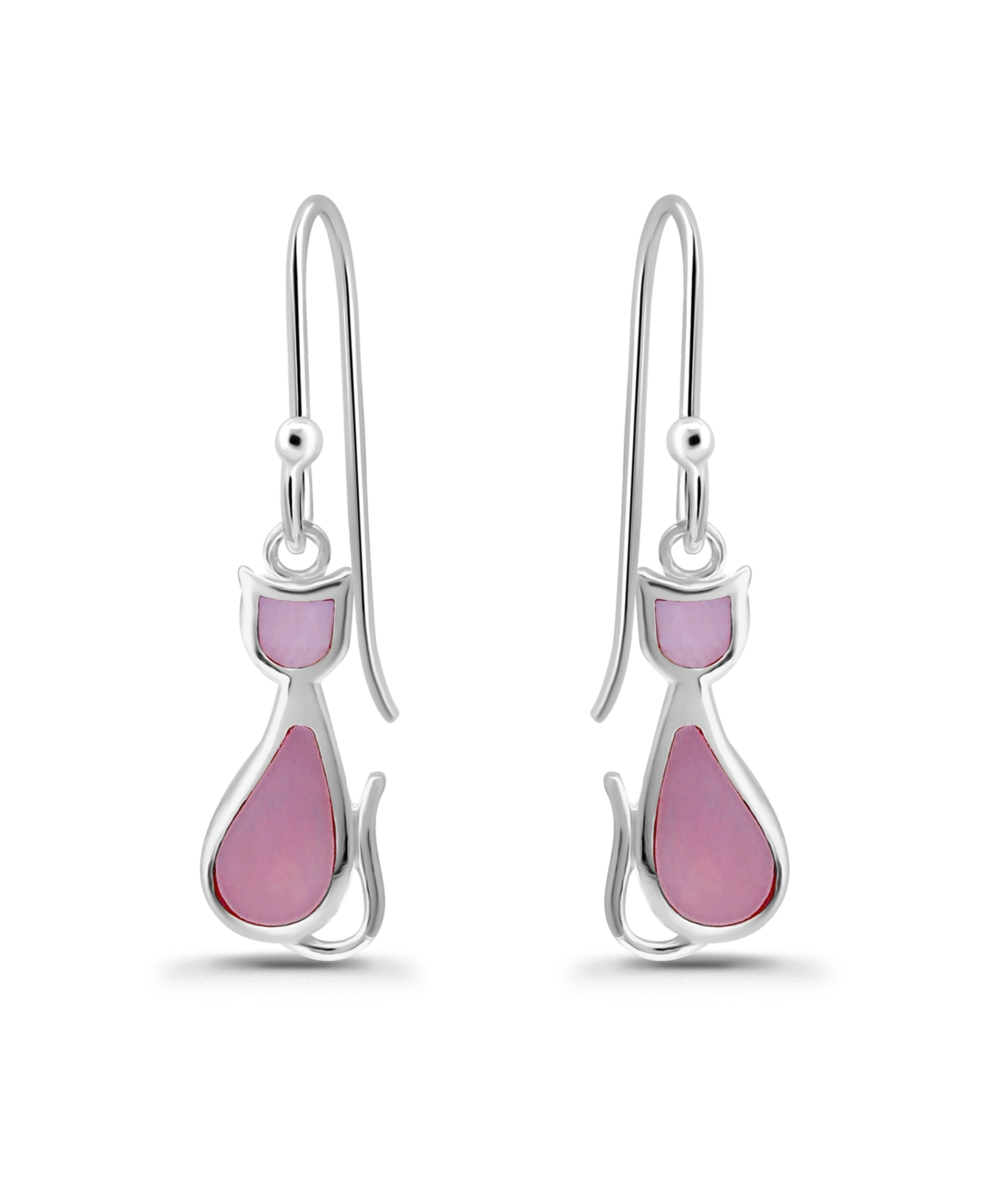Click here for Macys Pink Shell Inlay Fine Silver-Plated Cat Fish... prices
