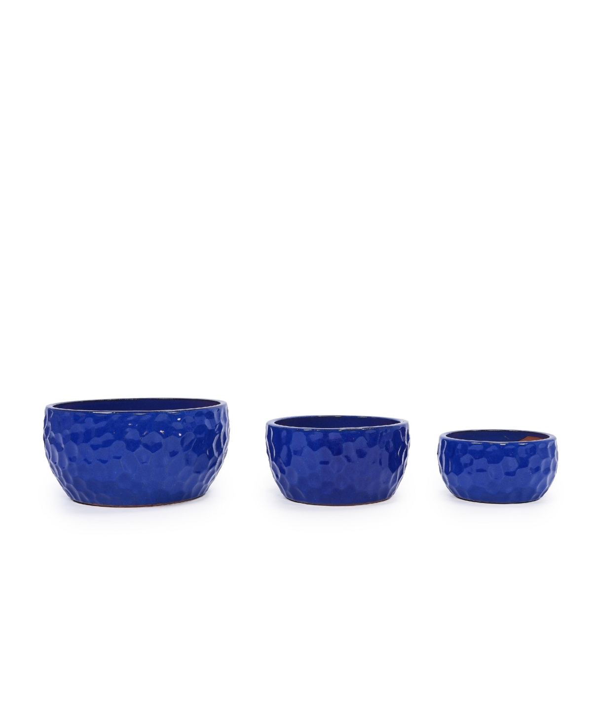 Click here for Clihome Handmade Ceramic Planter Set of 3  Cobalt... prices