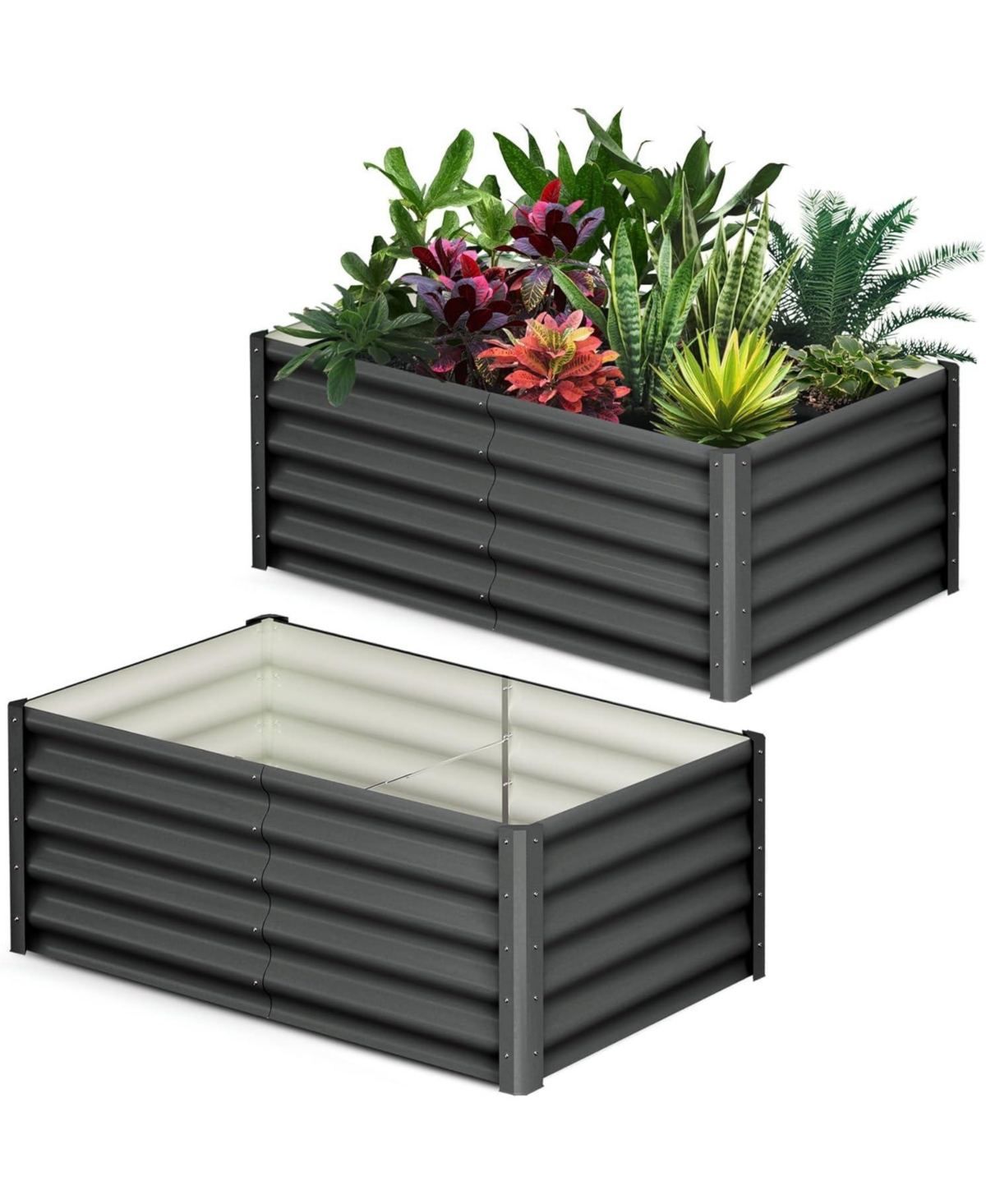 Click here for Xo 6x3x1FT Raised Garden Bed  Rectangular Metal Pl... prices