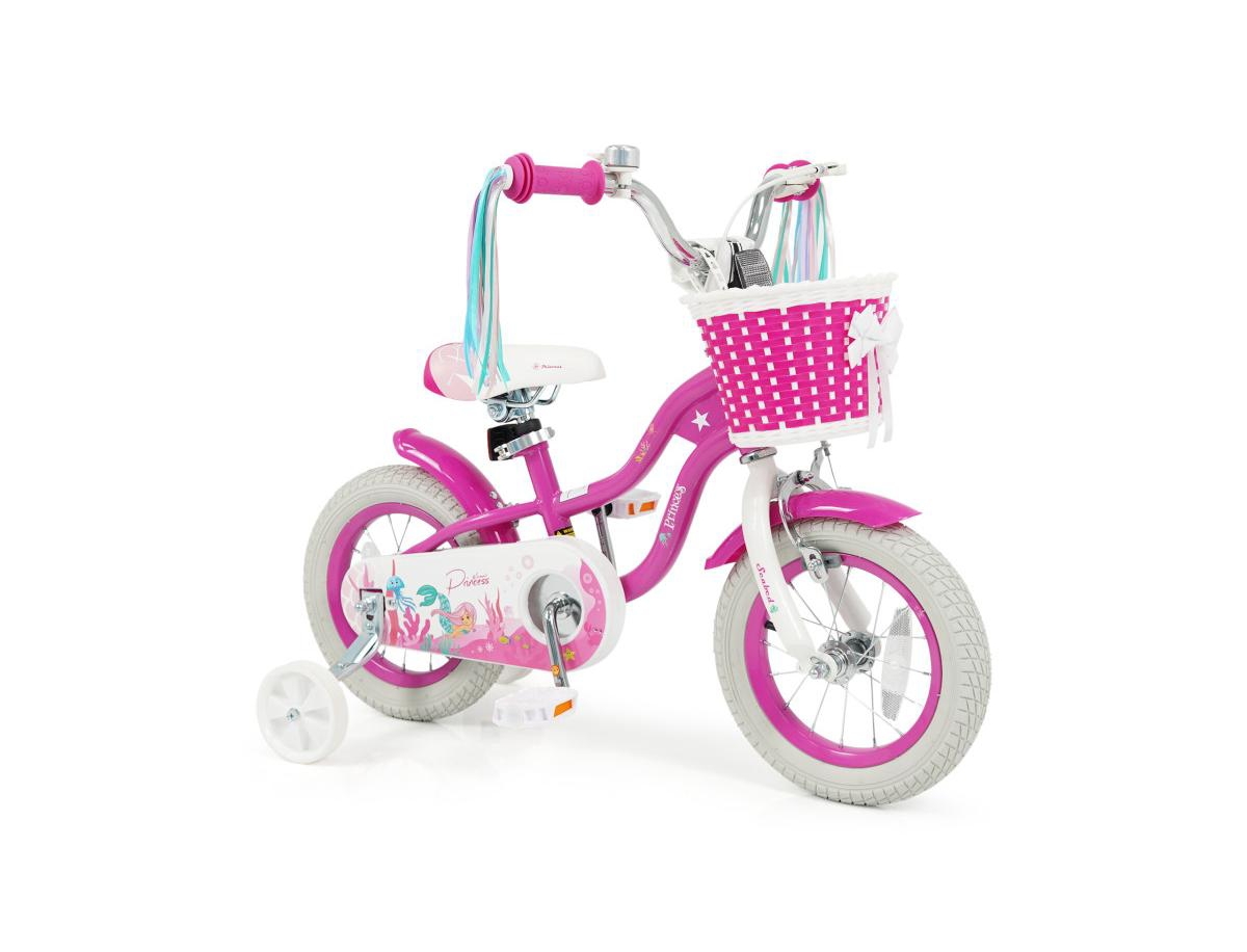 Click here for Slickblue Kids Bike with Basket and Streamers  Adj... prices
