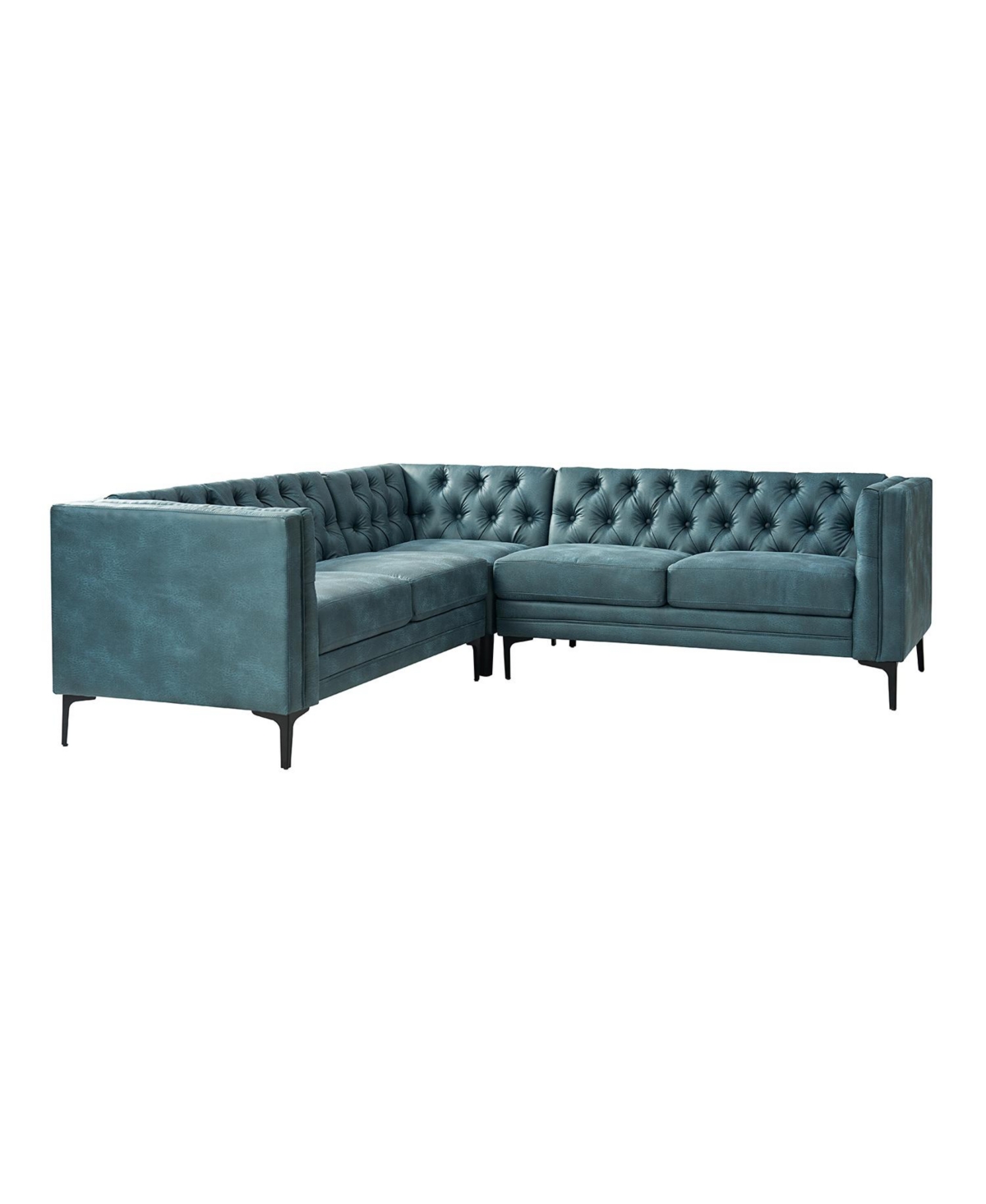 Click here for Hulala Home Moira Transitional Genuine Leather Cor... prices