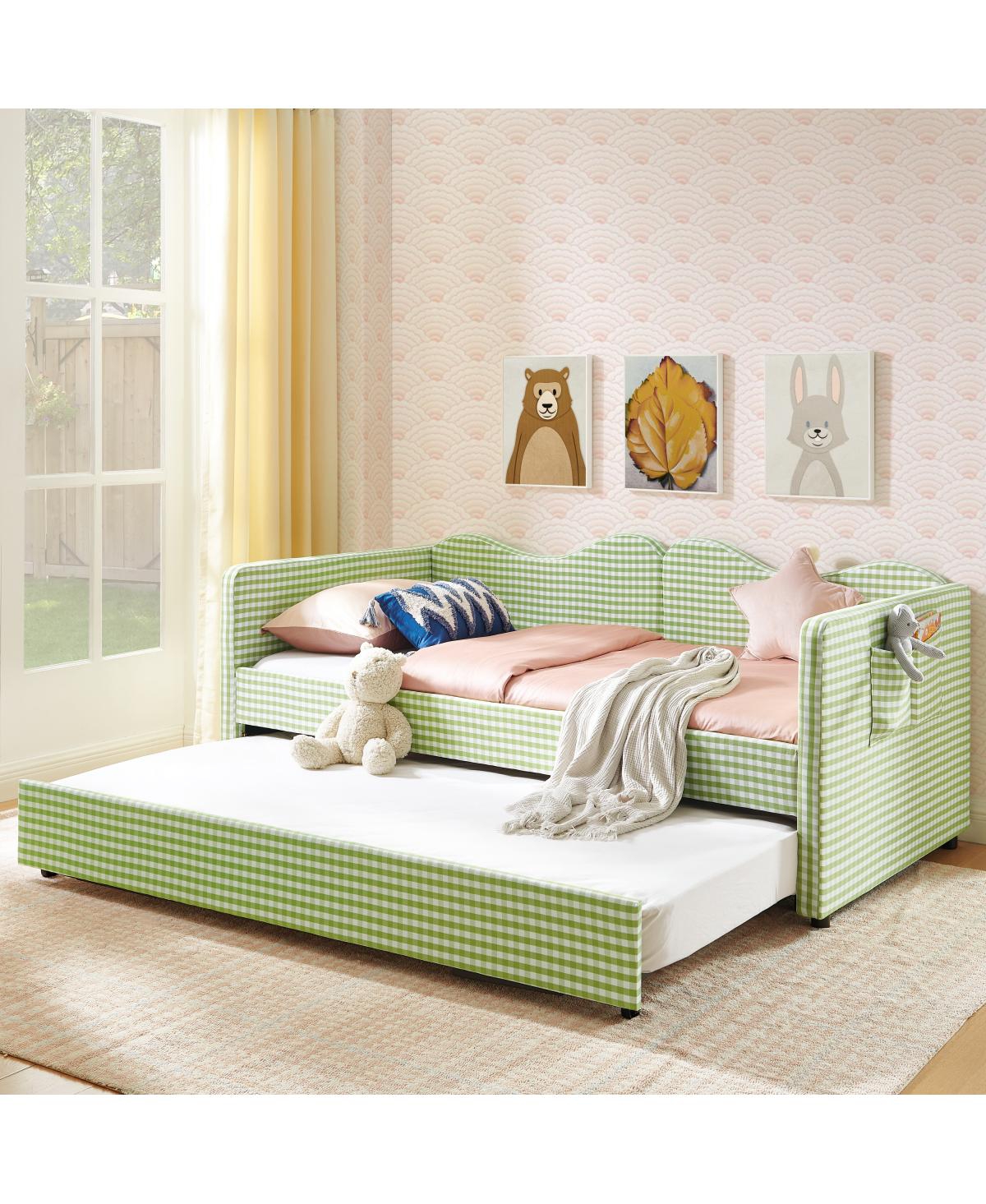 Click here for Streamdale Furniture Gingham Upholstered Twin Dayb... prices