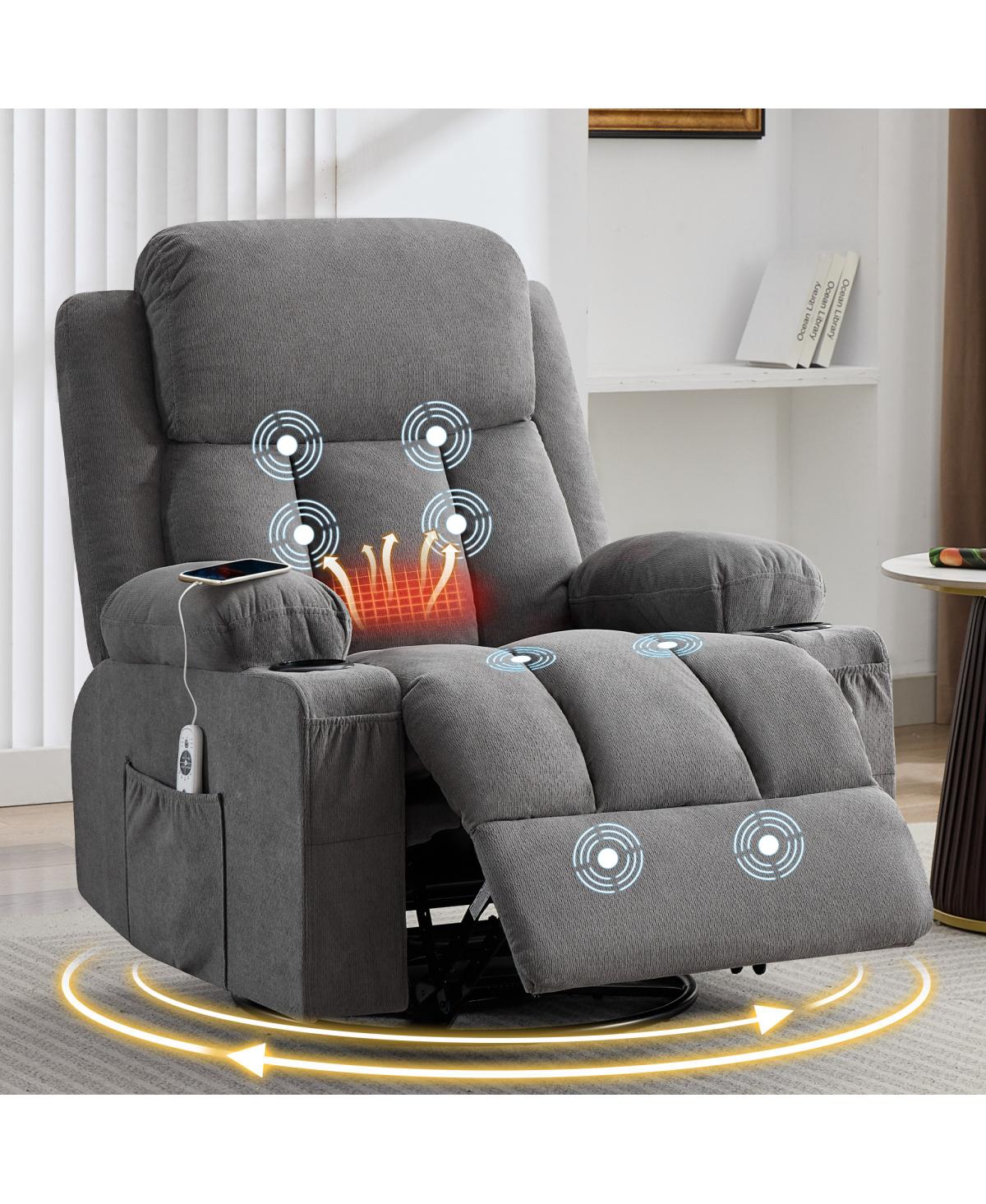 Click here for Streamdale Furniture Swivel Rocker Recliner with M... prices