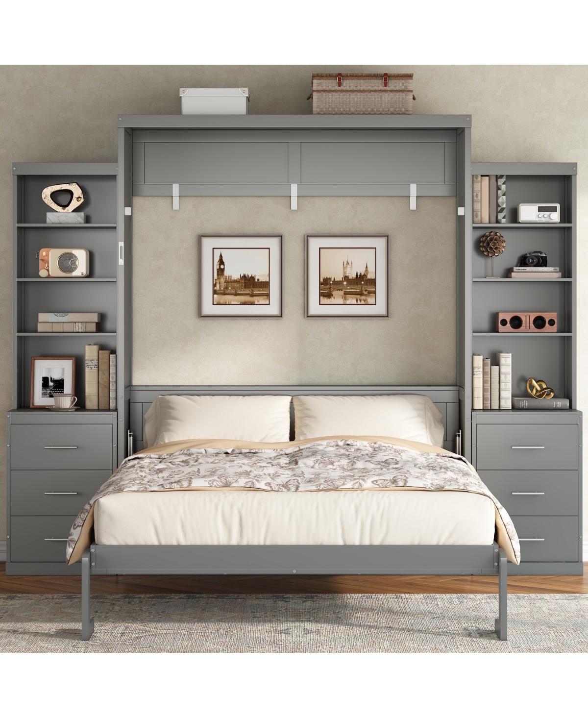 Click here for Streamdale Furniture Full Size Murphy Bed with Sto... prices