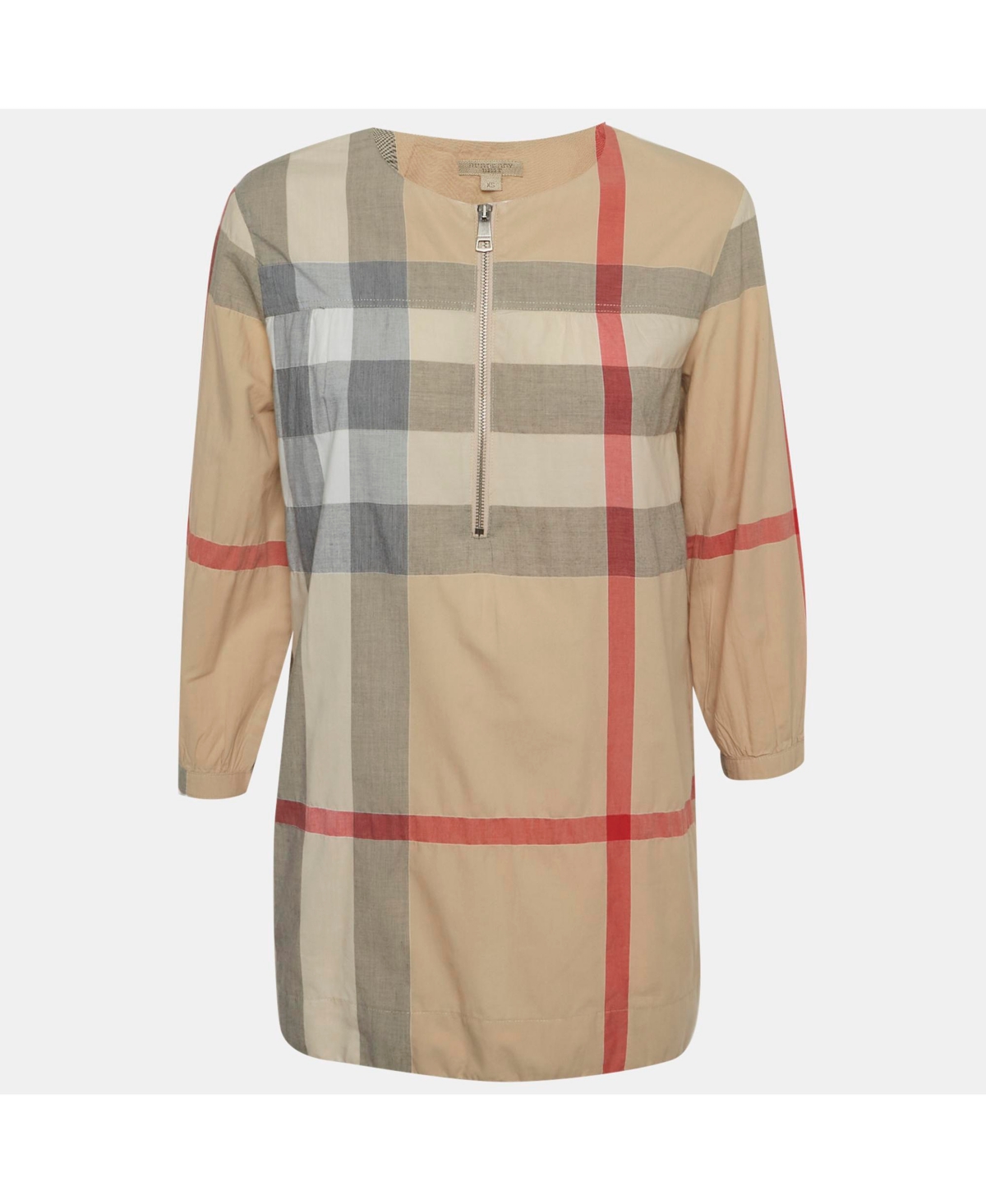 Click here for Pre-Owned Burberry Womens Check Cotton Tunic prices