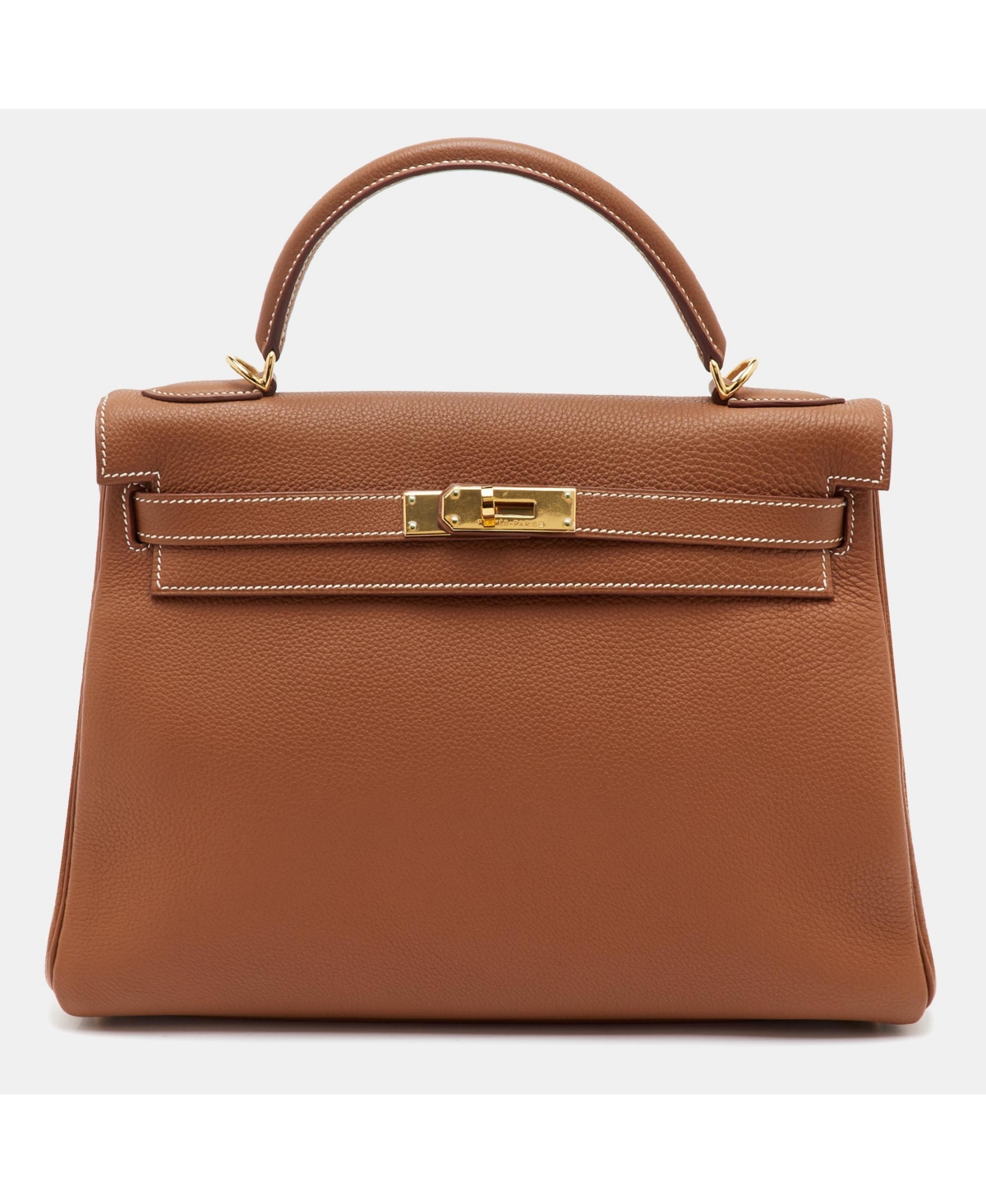 Click here for Pre-Owned HERMES womens Kelly 32 Retourne Taurillo... prices