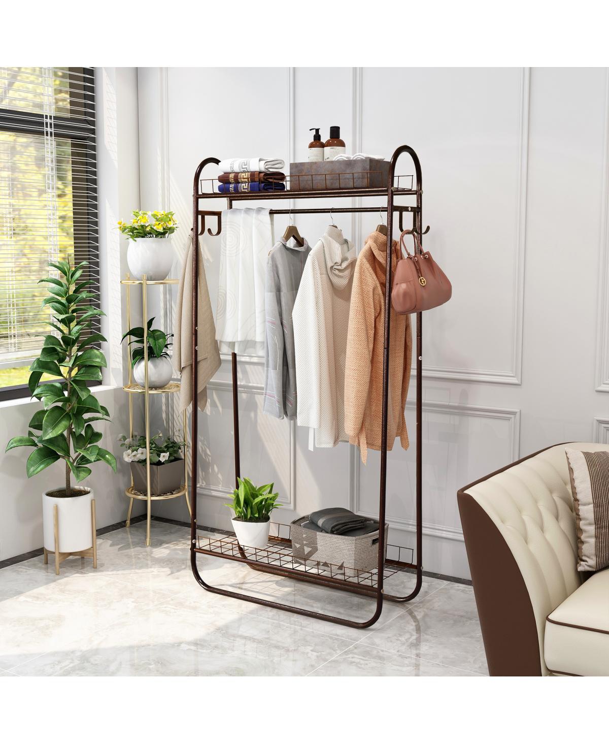 Click here for Streamdale Furniture Heavy Duty Rolling Garment Ra... prices