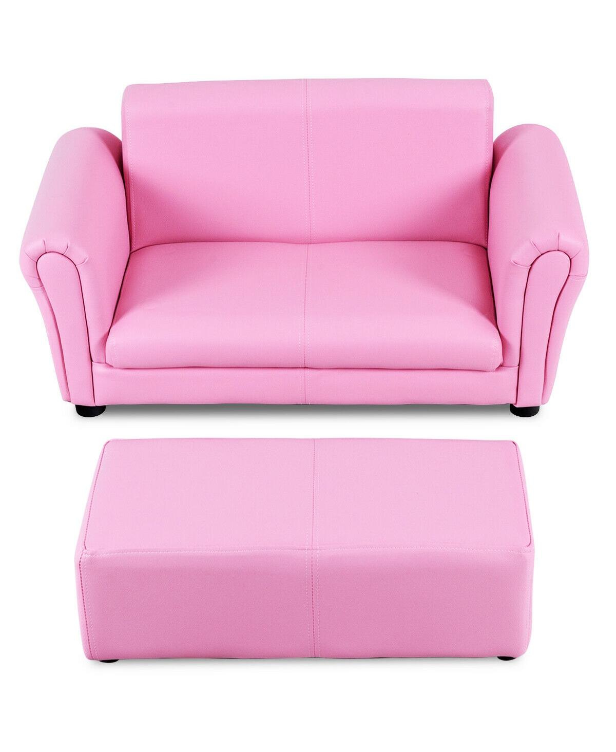 Click here for Gouun Kids 2-Seat Soft Sofa Set with Ottoman for P... prices