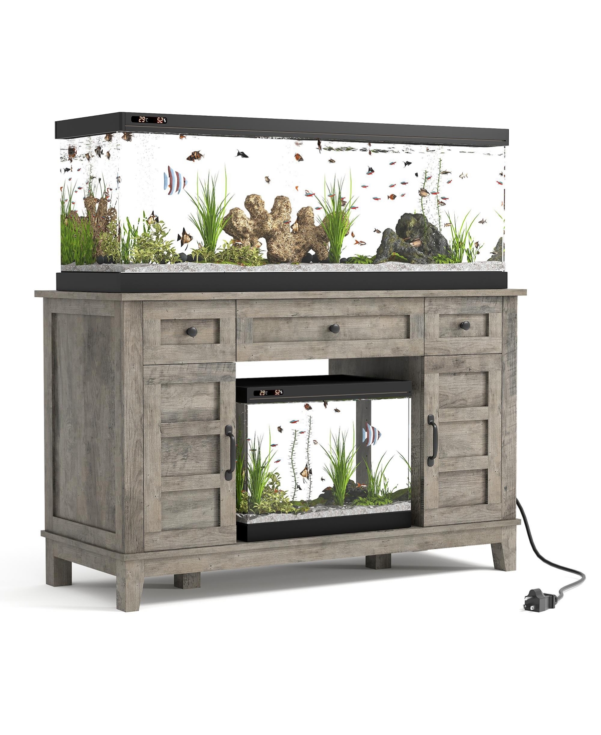 Click here for gaomon Rustic-Style Storage Cabinet-Fits an Aquari... prices