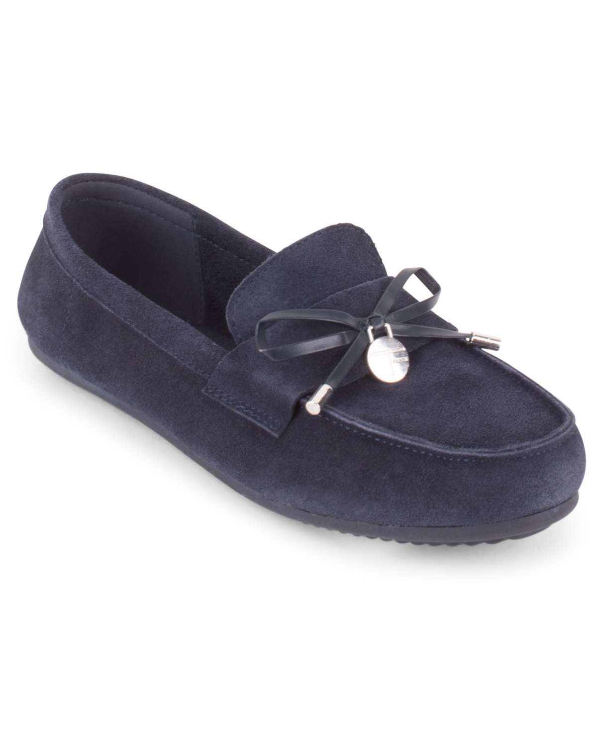 Click here for Tahari Womens Bergdorf Suede Slip-On Loafers - Nav... prices