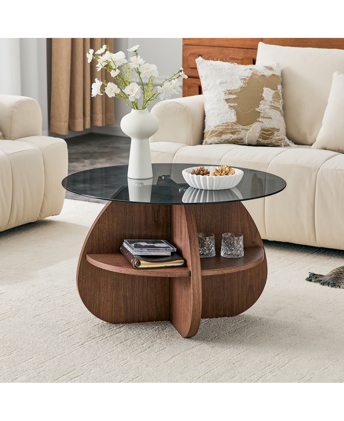 Click here for Streamdale Furniture Creative Cross-Structure Roun... prices