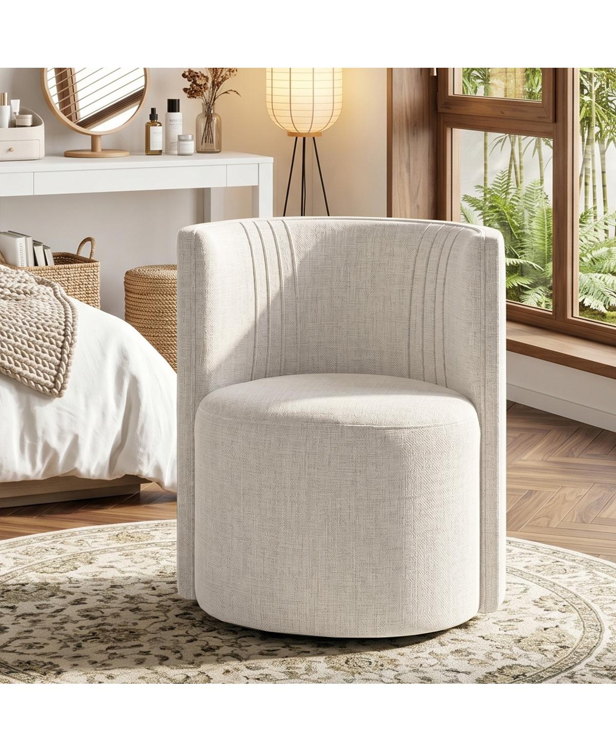 Click here for Maison Boucle Makeup Vanity Chair  Textured Tub Ch... prices