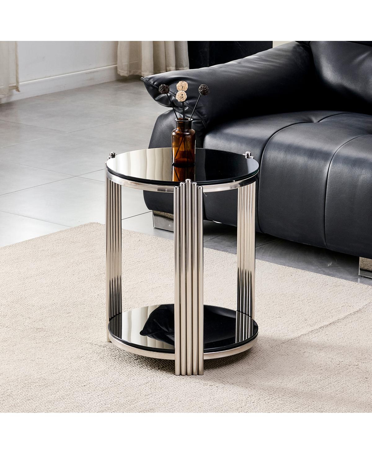 Click here for Streamdale Furniture Modern Round 2-Tier Tempered... prices