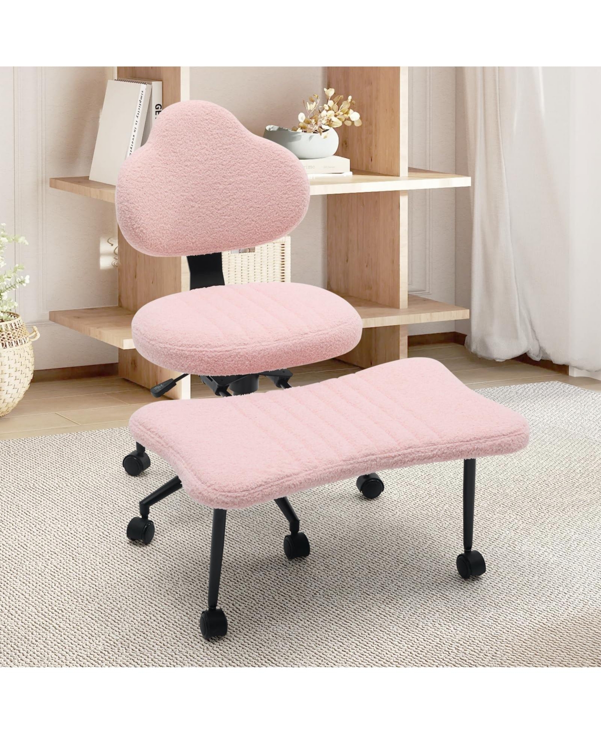 Click here for homfan Ergonomic Cross Legged Office Chair  360deg... prices