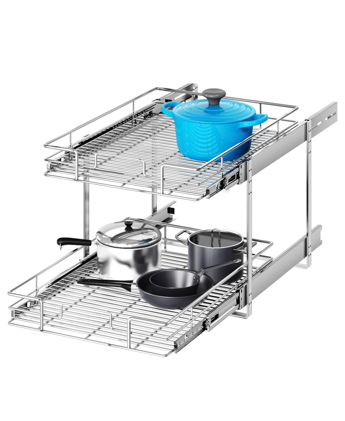 Click here for Lovmor 2 Tier Individual Pull Out Cabinet Organize... prices