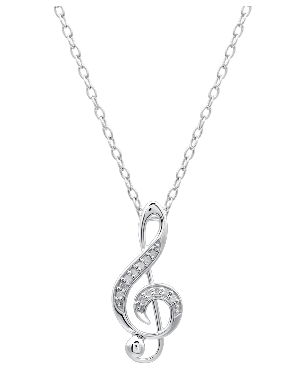 Click here for Diamond Pendant Necklace  Sterling Silver Diamond... prices