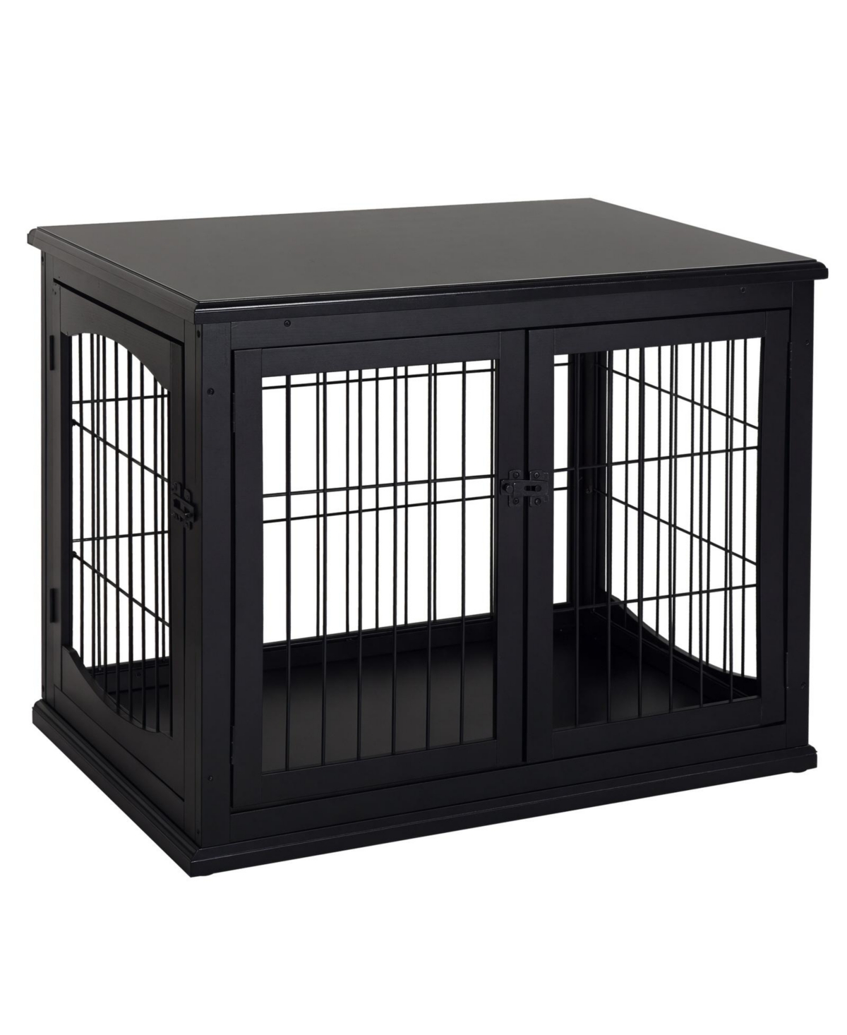 Click here for Ruie Wooden Dog Crate Furniture End Table with Two... prices