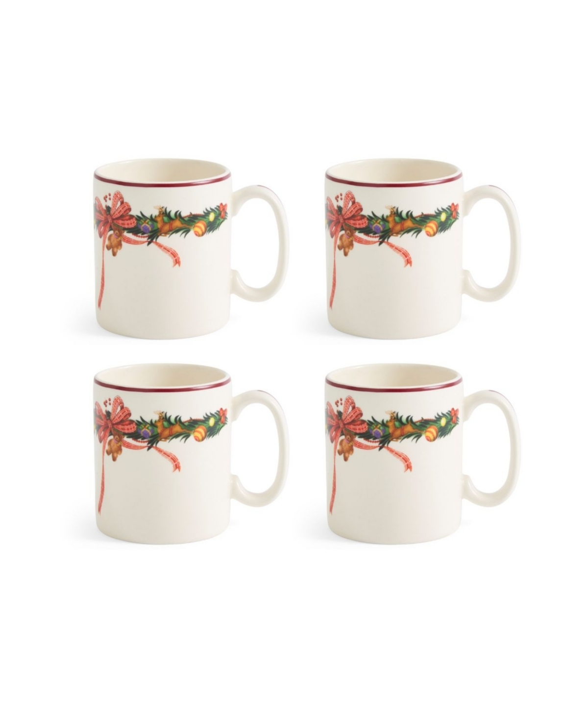 Click here for Spode Christmas Memories Mugs  Set of 4 - White prices