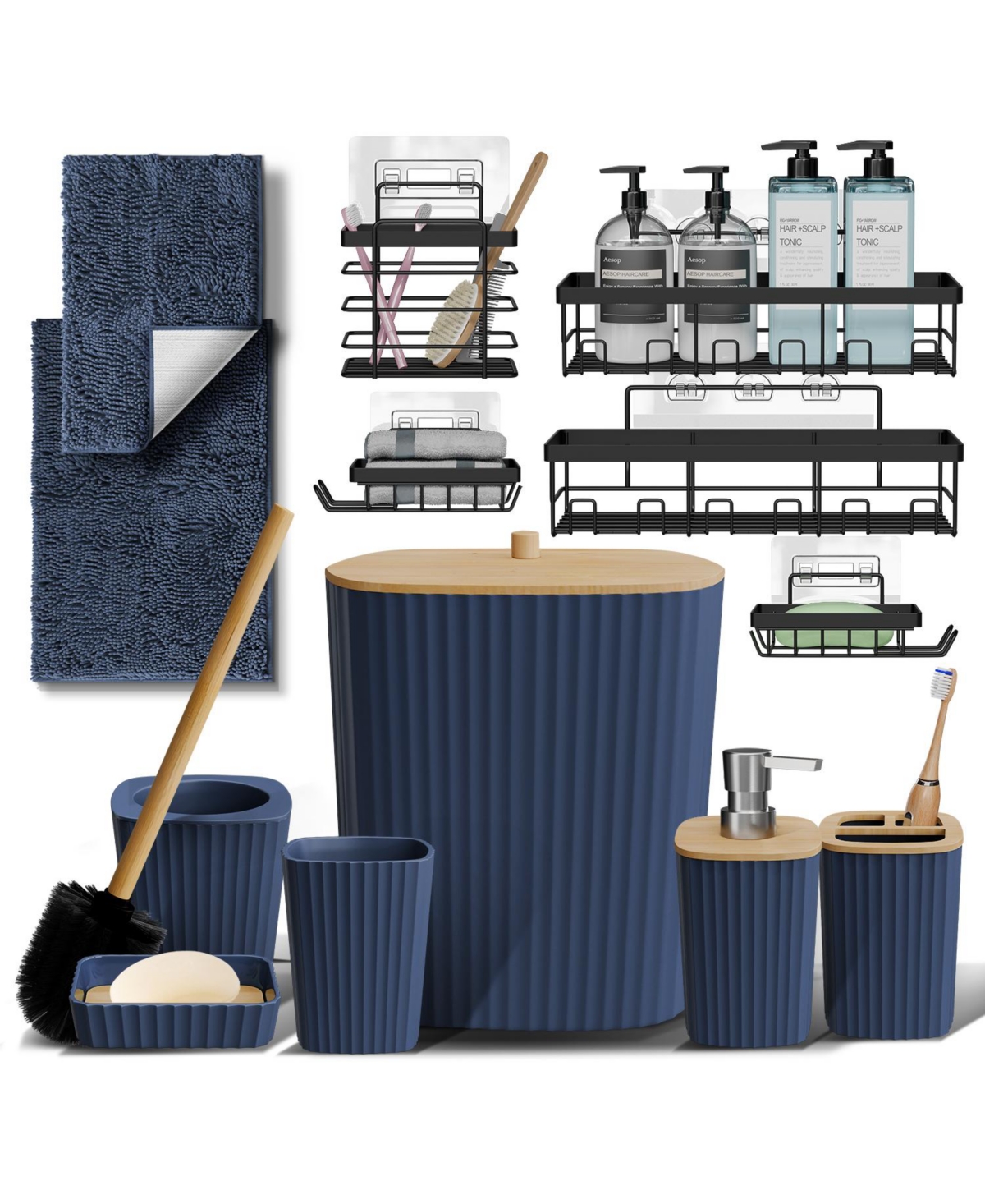 Click here for Modern Complete Bathroom Decor and Accessory Set w... prices